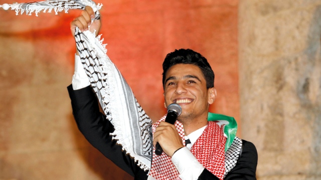 Mark and Assaf at Al Majaz Theater February 8 - Teller Report