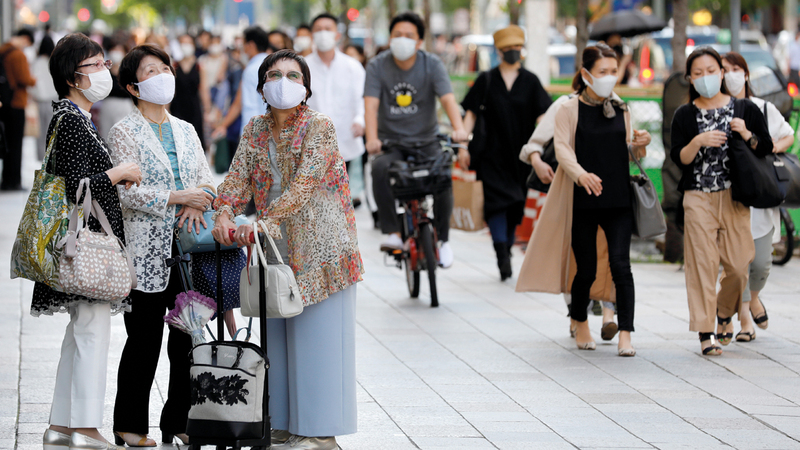 تسجيل 207 حالات إصابة بفيروس كورونا في طوكيو