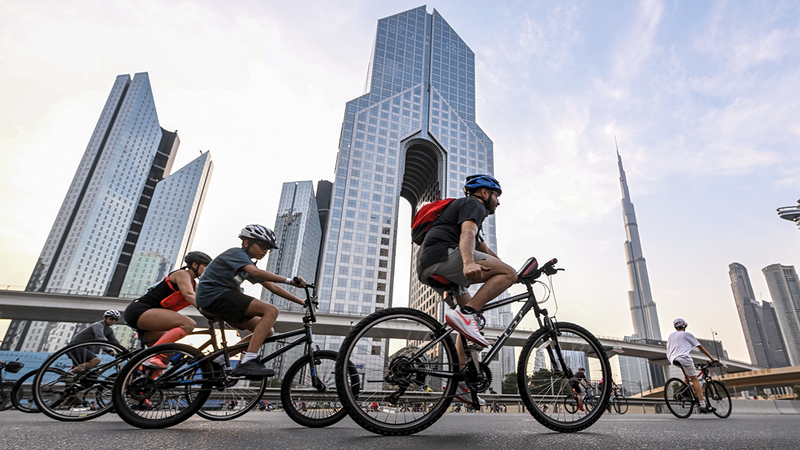35 ألف درّاج يشاركون في «تحدي دبي للدرّاجات الهوائية»