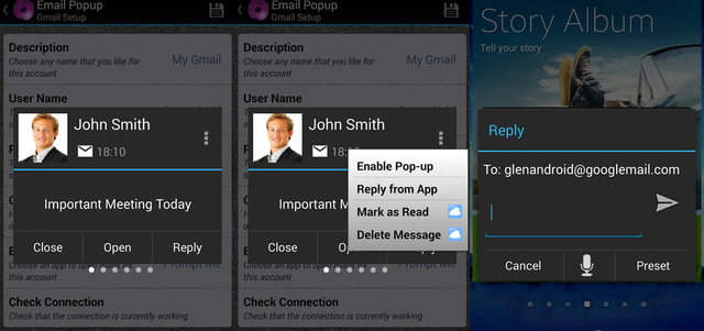Email Popup: Poppy.. لقراءة البريد من خلال التنبيهات في «أندرويد»